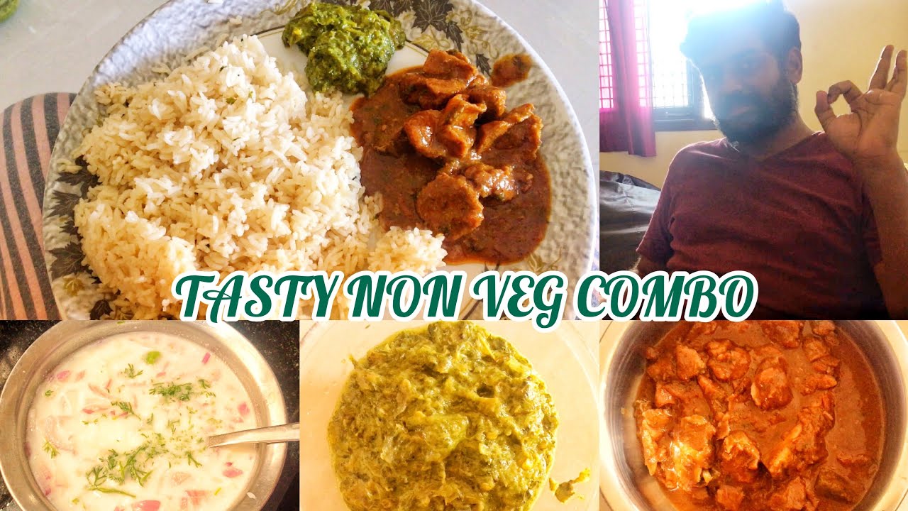 TASTY COMBO RECIPES || BAGARA RICE || SPICY MUTTON CURRY || GONGURA AND ...