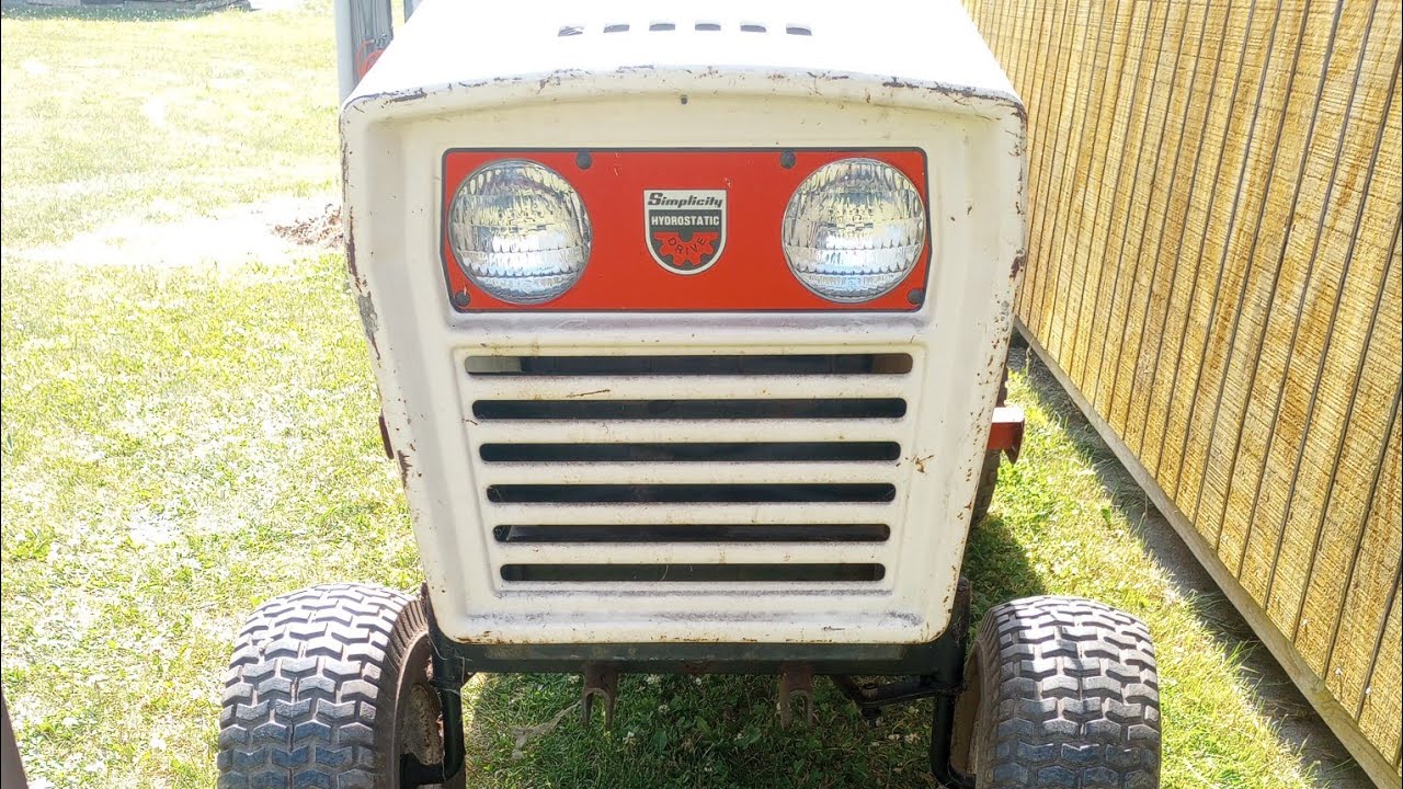 Simplicity mower 5212 - YouTube