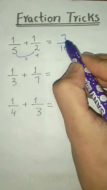 Did you know this Fraction Tricks #math #mathematics #mathstricks #maths #mathhacks - YouTube