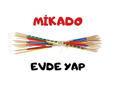 MİKADO ZEKA OYUNU KURALLARI VE YAPIMI - EVDE YAP