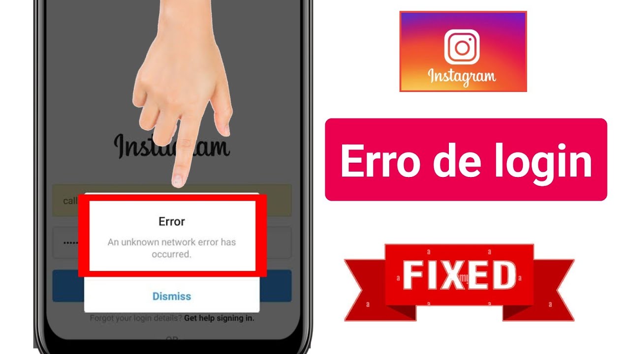 Como corrigir problema de erro de registro do Instagram (2024)||Erro de ...