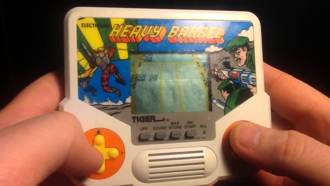 Tiger Electronics Handhelds Heavy Barrel 1988 - YouTube