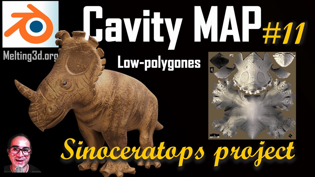 Créer une cavity Map #11 - ou Curvature Map - Ridge et valey ...