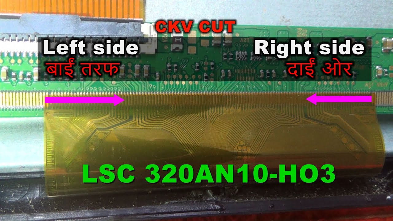 LED TV Panel Repair By CKV Line Cut Pro Hack YouTube led-tv-panel-repair-by-ckv-line-cut-pro-hack-youtube
