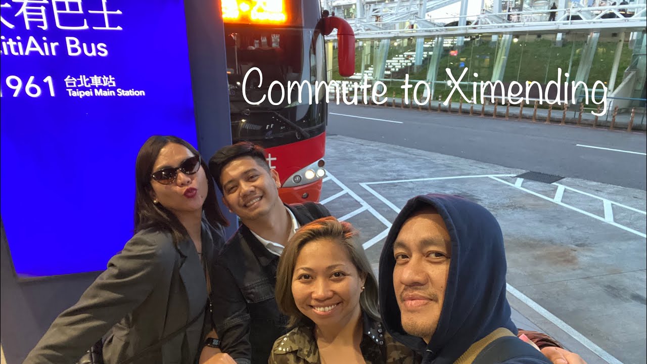 Bus ride from Taoyuan Airport to Ximending - YouTube
