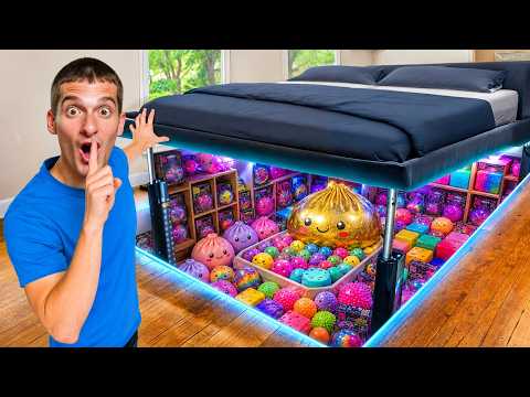 EVİME ÇOK GİZLİ SQUİSHY ODASI İNŞA ETTİM