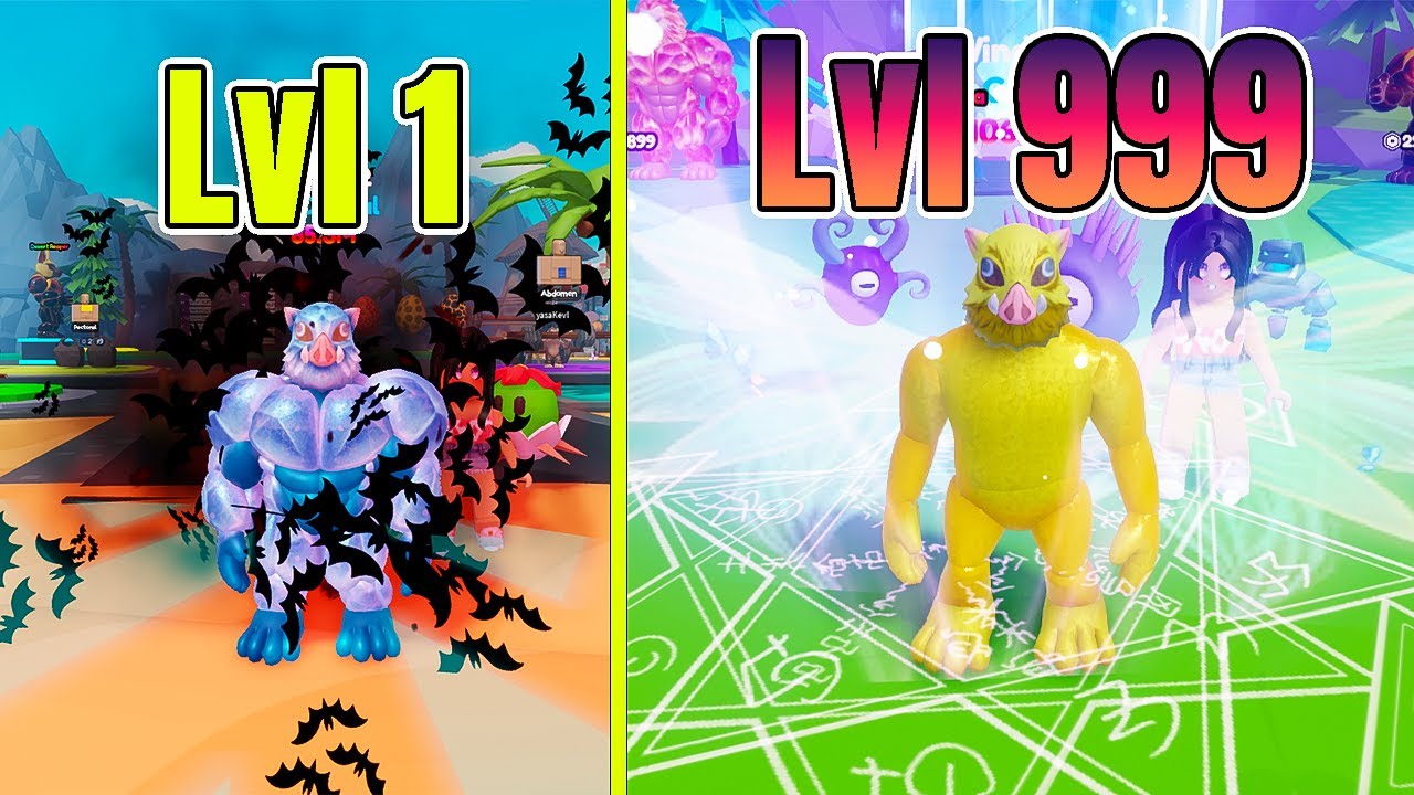 I became stronger in Forest Gym Party Roblox Part 3 - YouTube