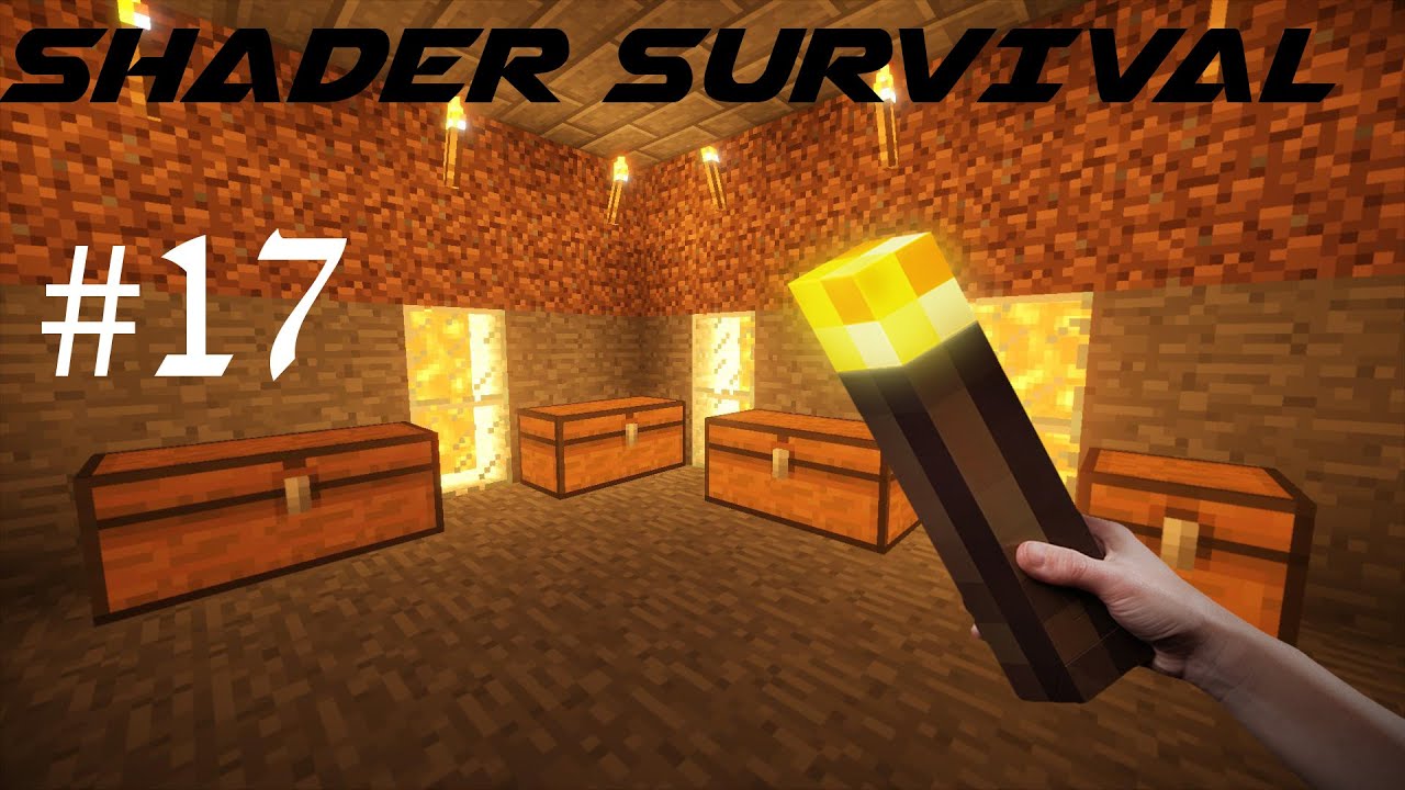 Minecraft Ita Shader Survival 17 La Stanza Delle Chest Youtube