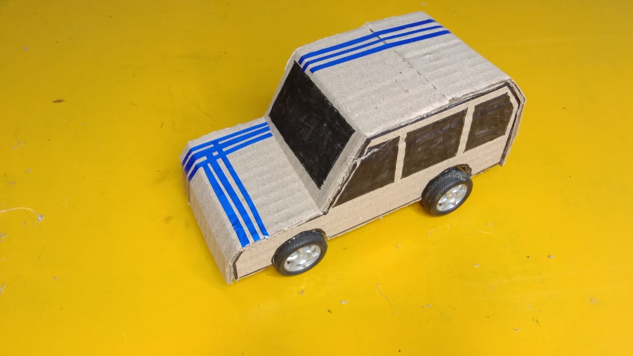 Range Rover new model making at home from cardboard - YouTube