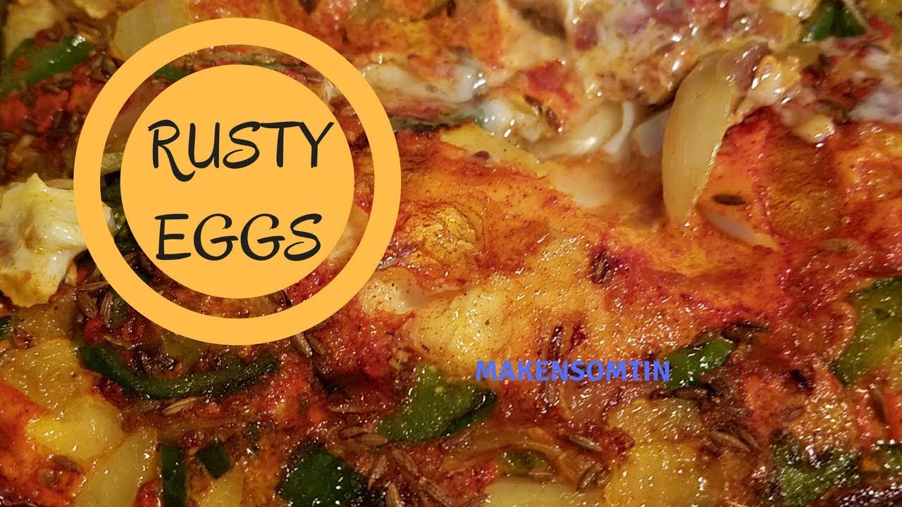 RUSTY EGGS OMELETTE ARTISTIC IMPRESSION - no recipe - YouTube
