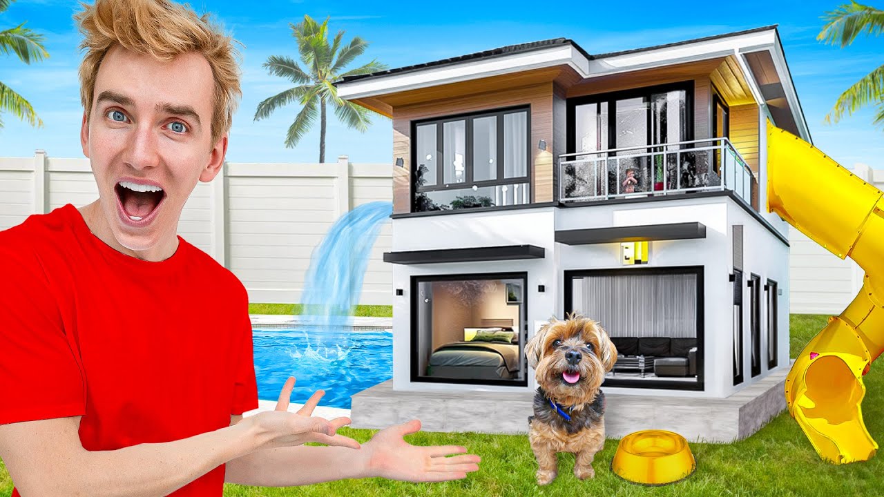 I Built A $25,000 Dream Dog House!! - YouTube
