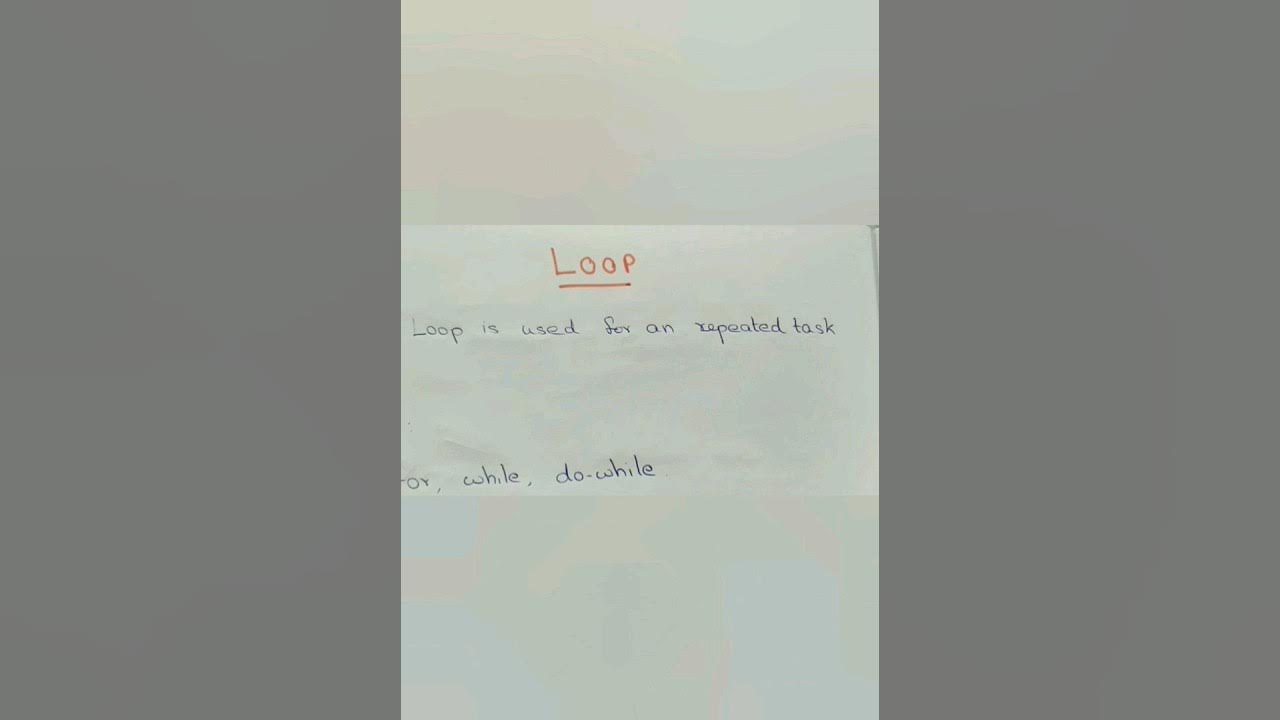 What is Loops in C Programming? | Explained for Beginners - YouTube