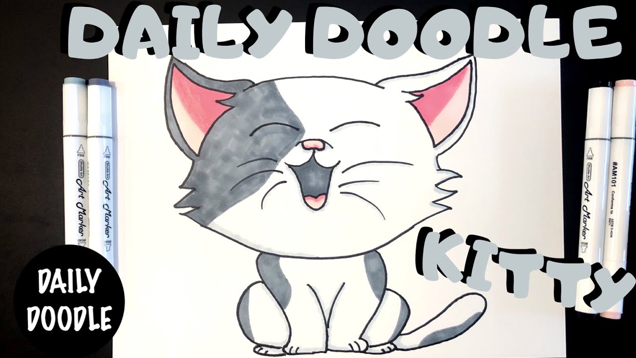 How to draw a Kitty! - YouTube