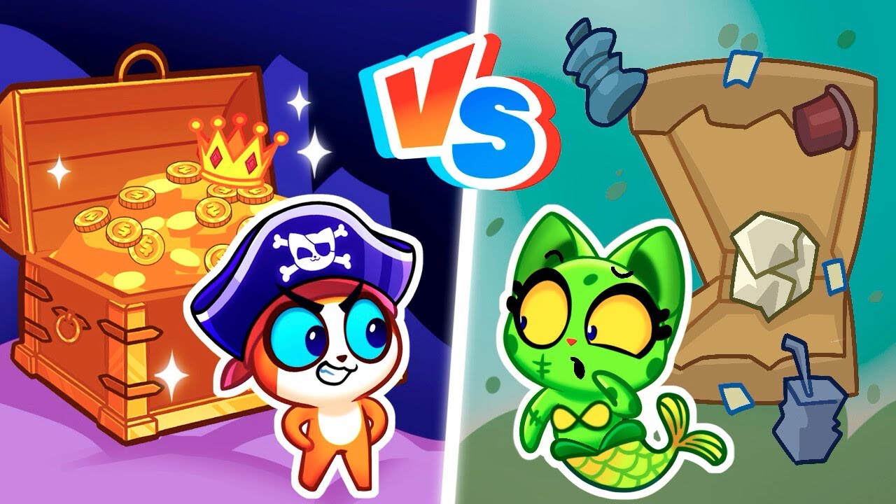 Pirate VS Zombie Mermaid | Rich VS Poor | Superhero Story | Monsters ...