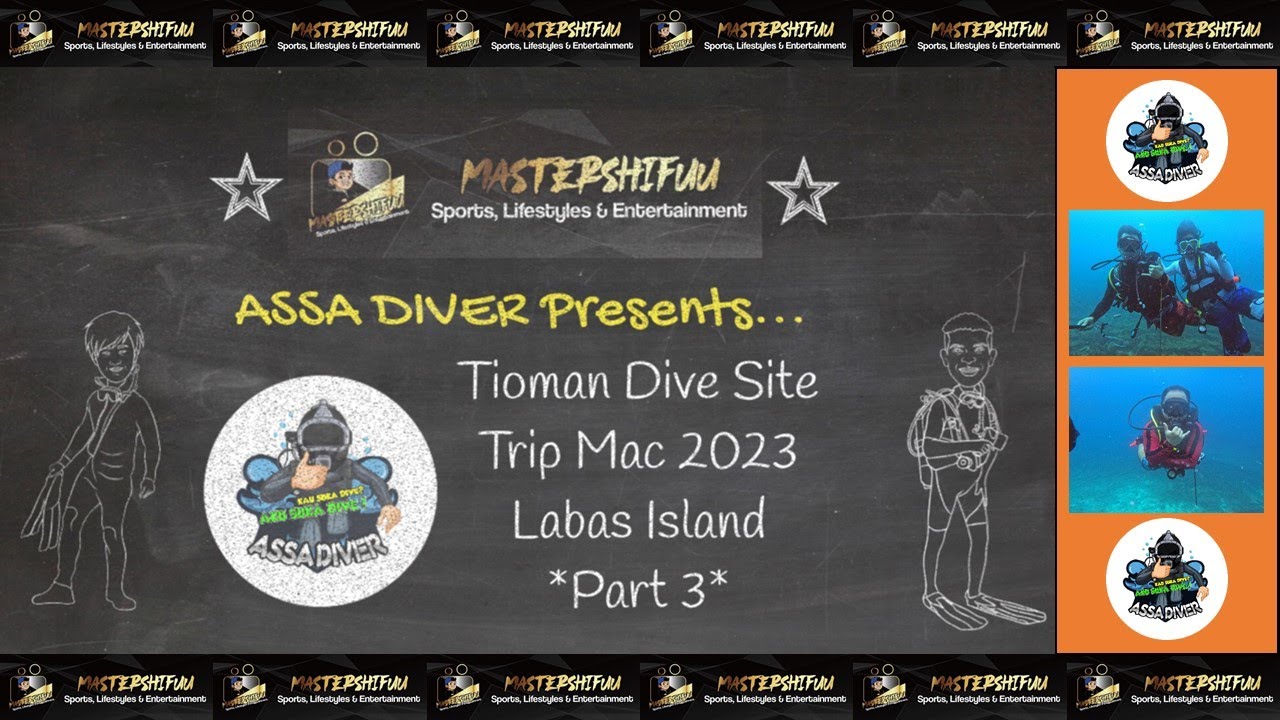 Tioman Dive Site - Labas Island Part 3 - Trip Mac 2023 - YouTube