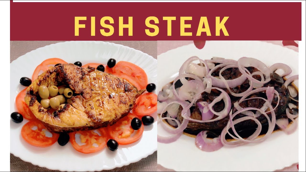 TANIGUE (KING FISH) FISH STEAK | FISH GRILLED Filipino Style - YouTube