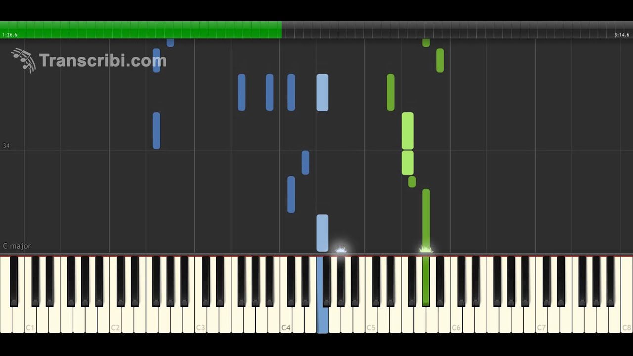 Vaults – One Last Night (Fifty Shades Of Grey) (How To Play On Piano ...