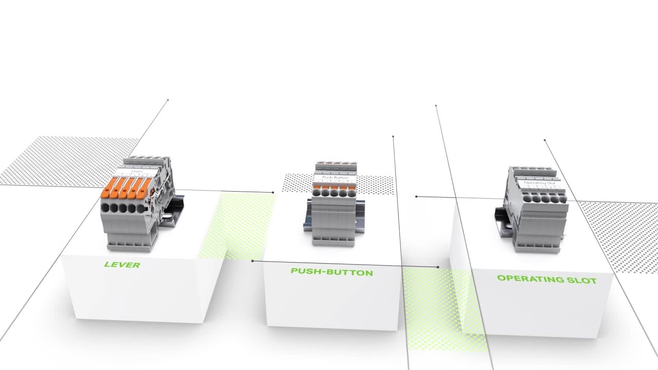 WAGO Rail-Mount Terminal Blocks TOPJOB® S - Three Ways to Wire! - YouTube