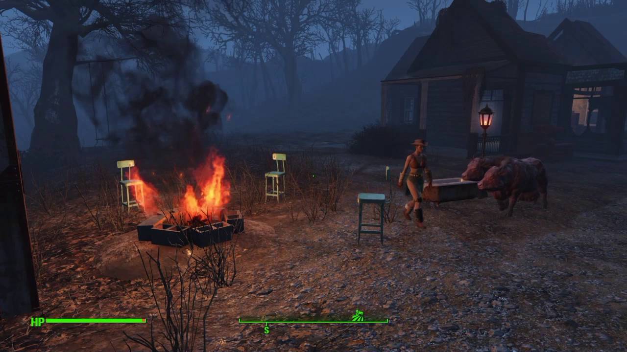 PS4【Fallout 4 Somerville Place Brahmin】 サマービル・プレイスのバラモン - YouTube