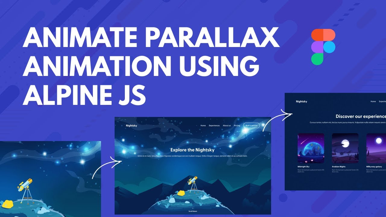 Adding Parallax Effect To Htmlcss Prototype Using Alpine Js Youtube 8701
