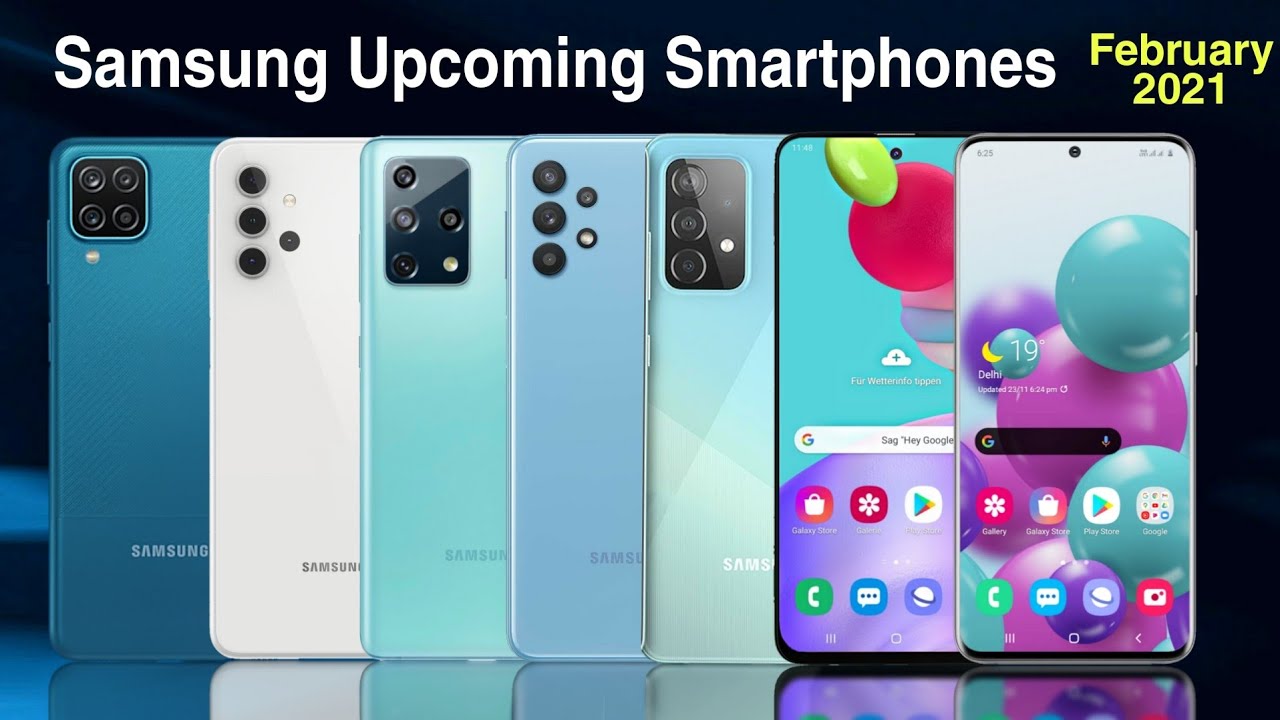 Samsung Upcoming Smartphones in February 2021 - YouTube