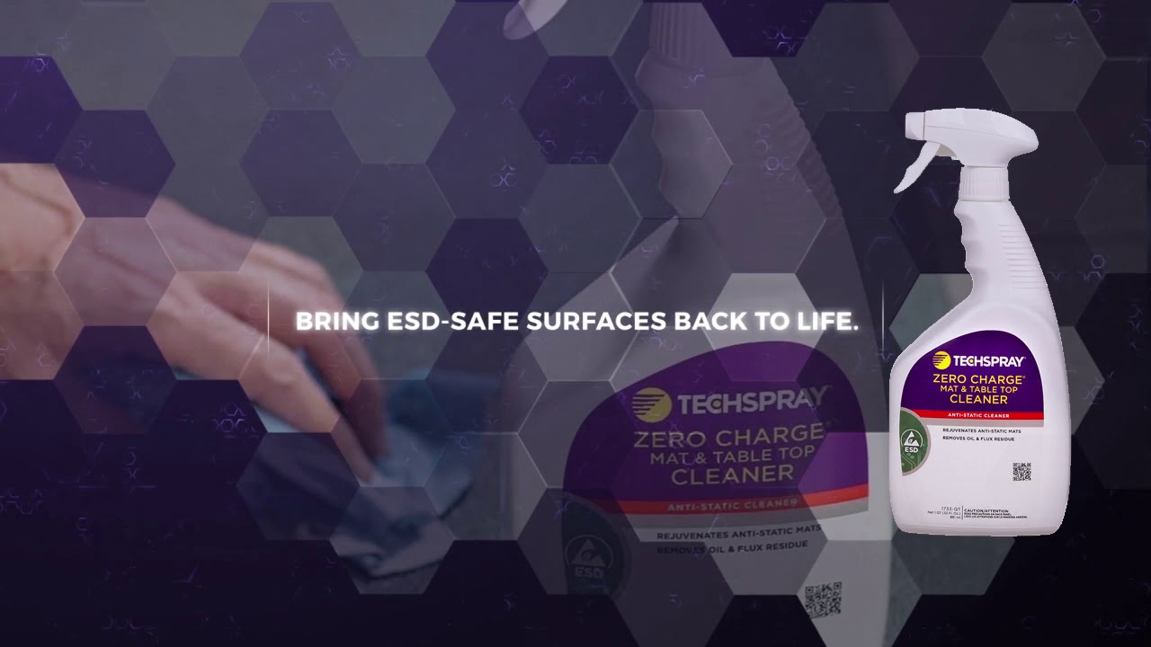 Techspray ESD and Anti-Static Products - YouTube
