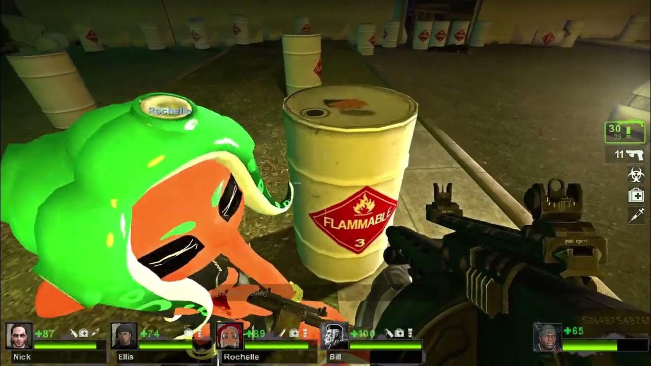 Left 4 Dead 2 - Custom Campaign Inna Road Rash With All 8 Survivors Gameplay (As Coach Read ...