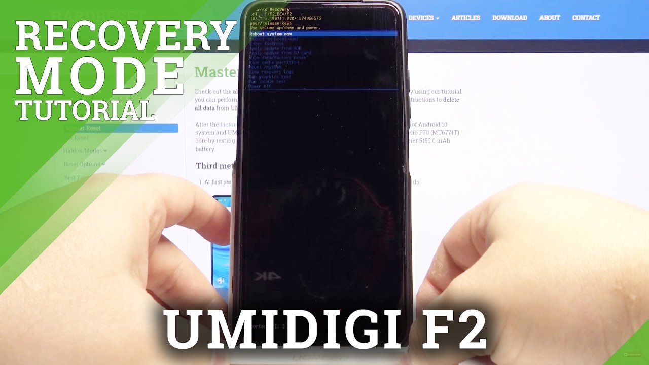 How to Enter Recovery Mode in UMIDIGI F2 – Hidden Recovery Menu - YouTube