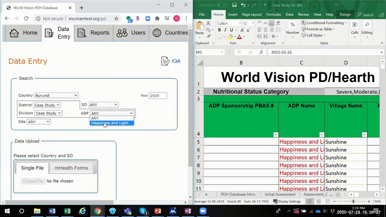 Session 8: How to enter data into PDH Online DB - YouTube