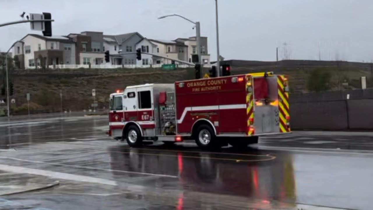 *EXTREMELY RARE!* OCFA Engine 67 Responding - YouTube