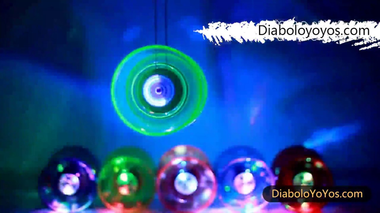 The Unbreakable Chinese yoyo (diabolo) with Led lights - YouTube