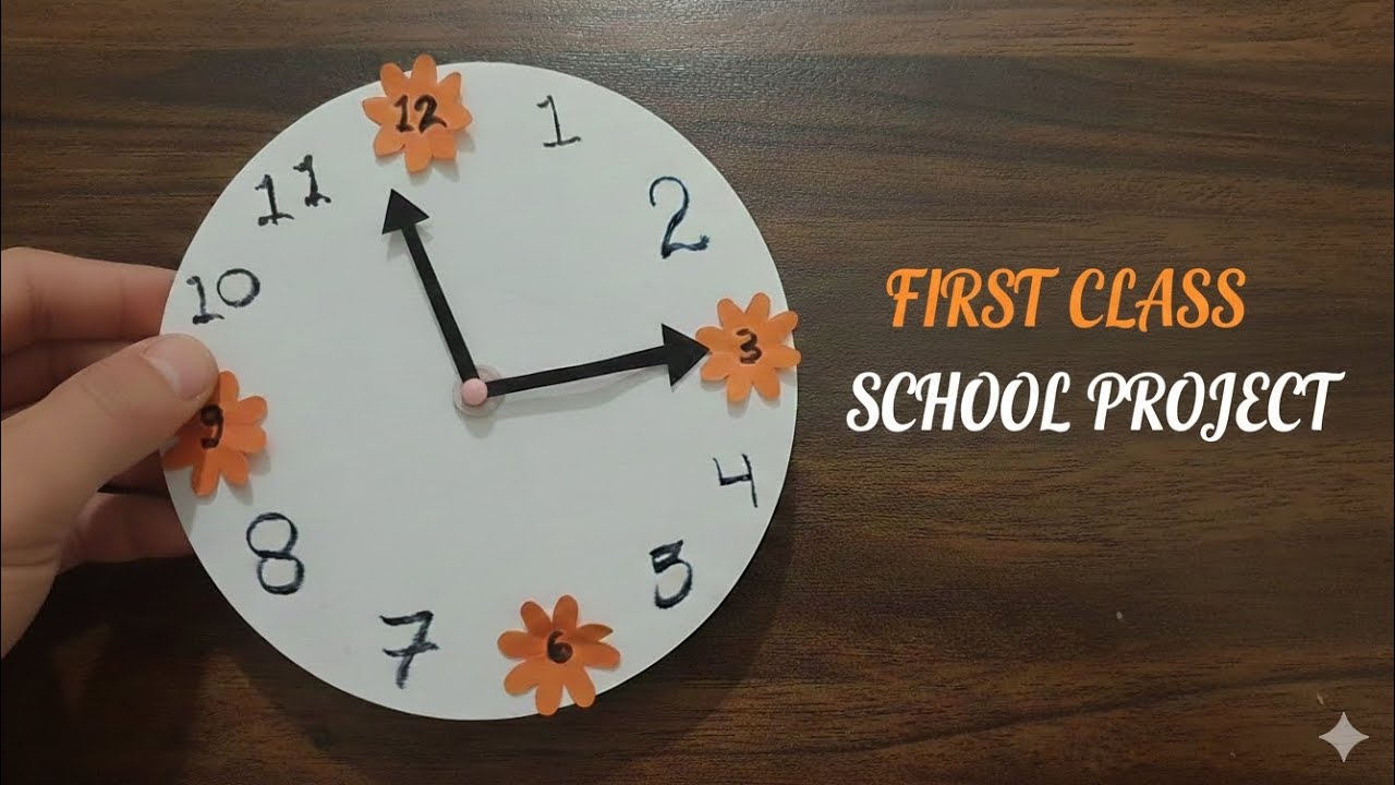 School project | school project idea easy | DIY first class school ...