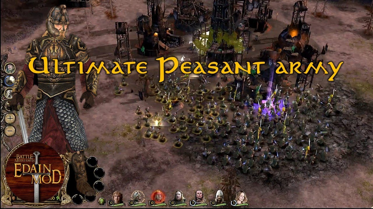 My Strongest Peasants Ever | Edain Mod 4.8.3 - YouTube