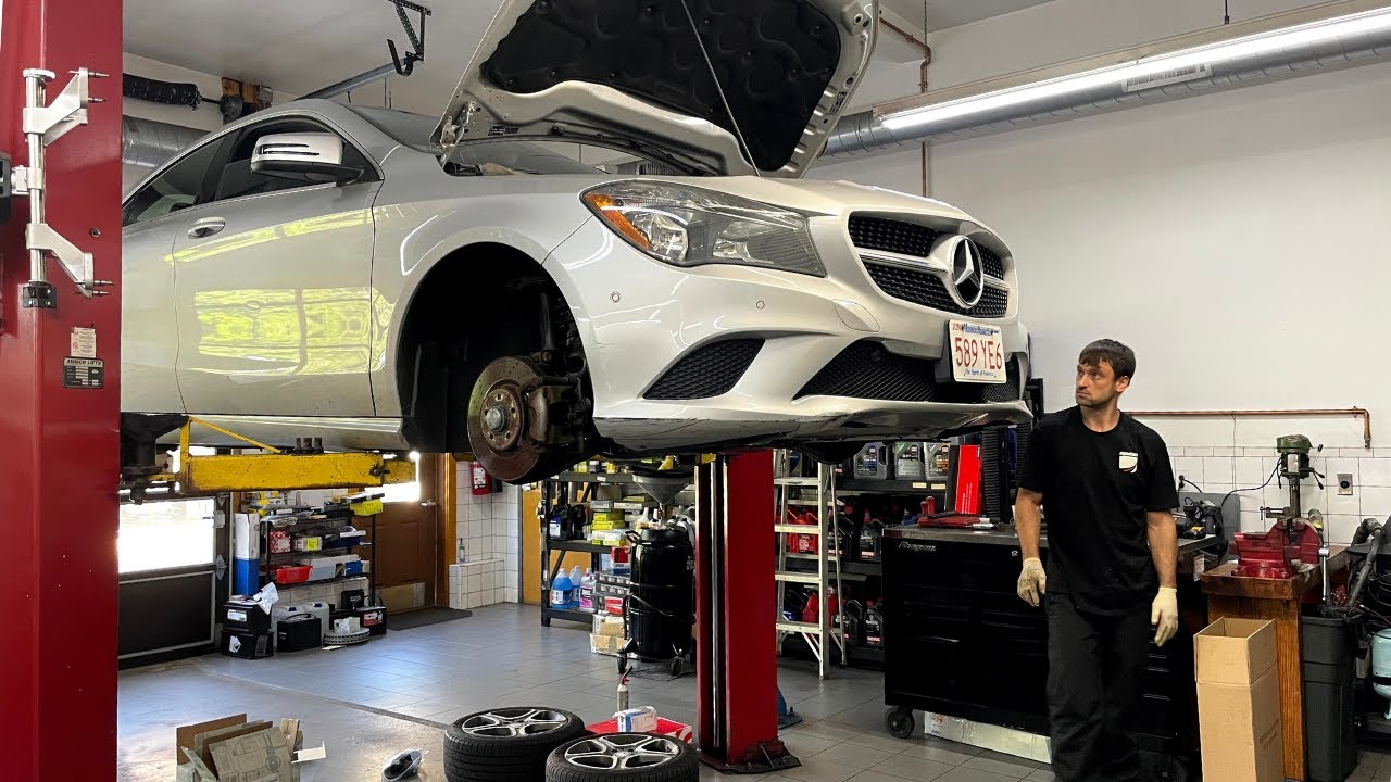 Mercedes-Benz CLA Rust Prevention Treatment - YouTube