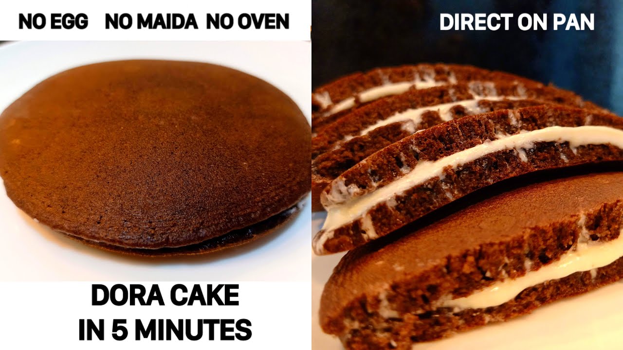 Oreo Dora Cake in 5 Minutes | No Maida No oven No Egg | kids Favourite ...