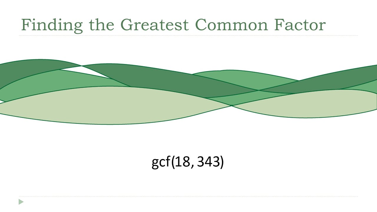 Finding The Greatest Common Factor 2 YouTube finding-the-greatest-common-factor-2-youtube