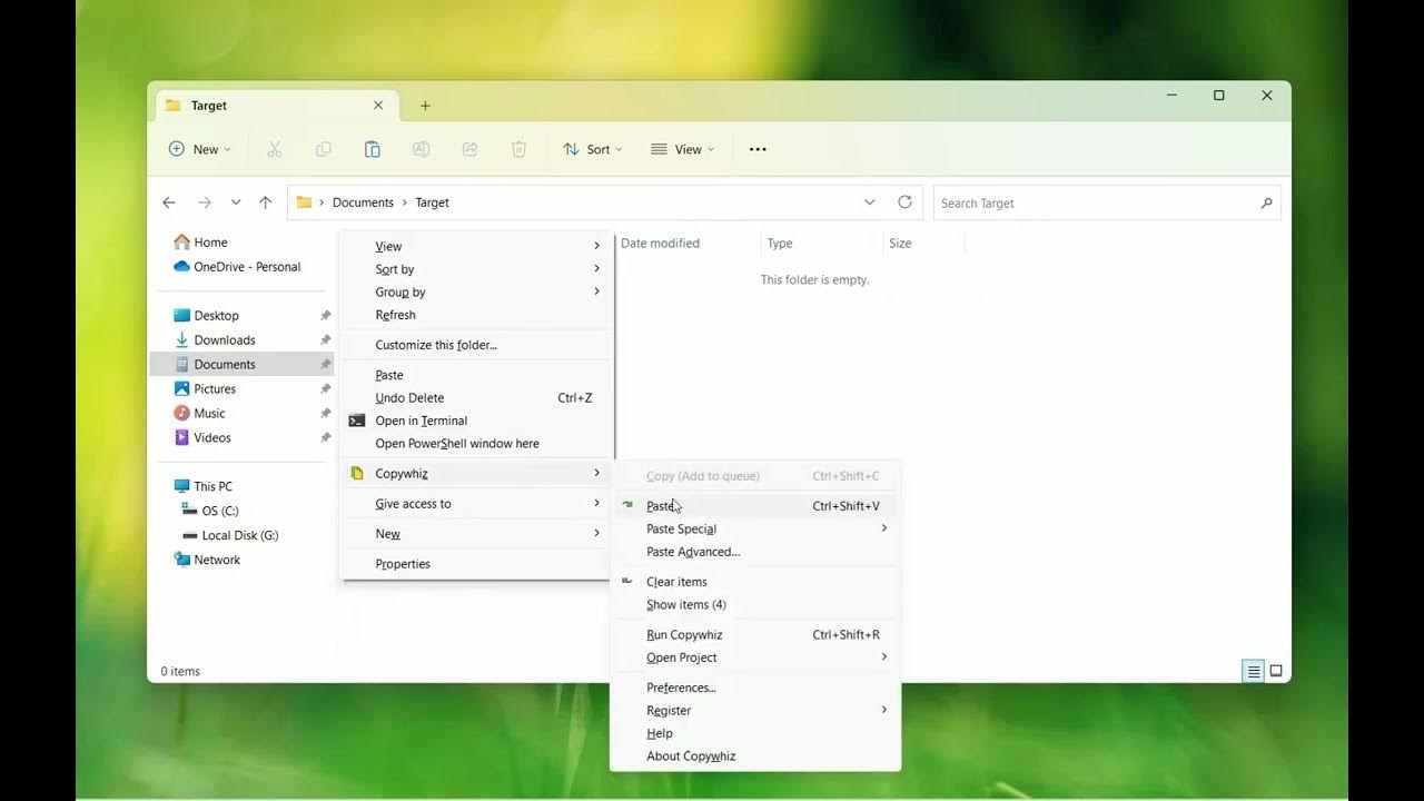 Windows: Continue file copy/backup even if an error occurs when using Copywhiz - YouTube
