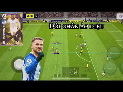 REVIEW MAC ALLISTER | ĐÔI CHÂN ẢO DIỆU VỚI ĐƯỜNG CHUYỀN CHUẨN XÁC | PES ...