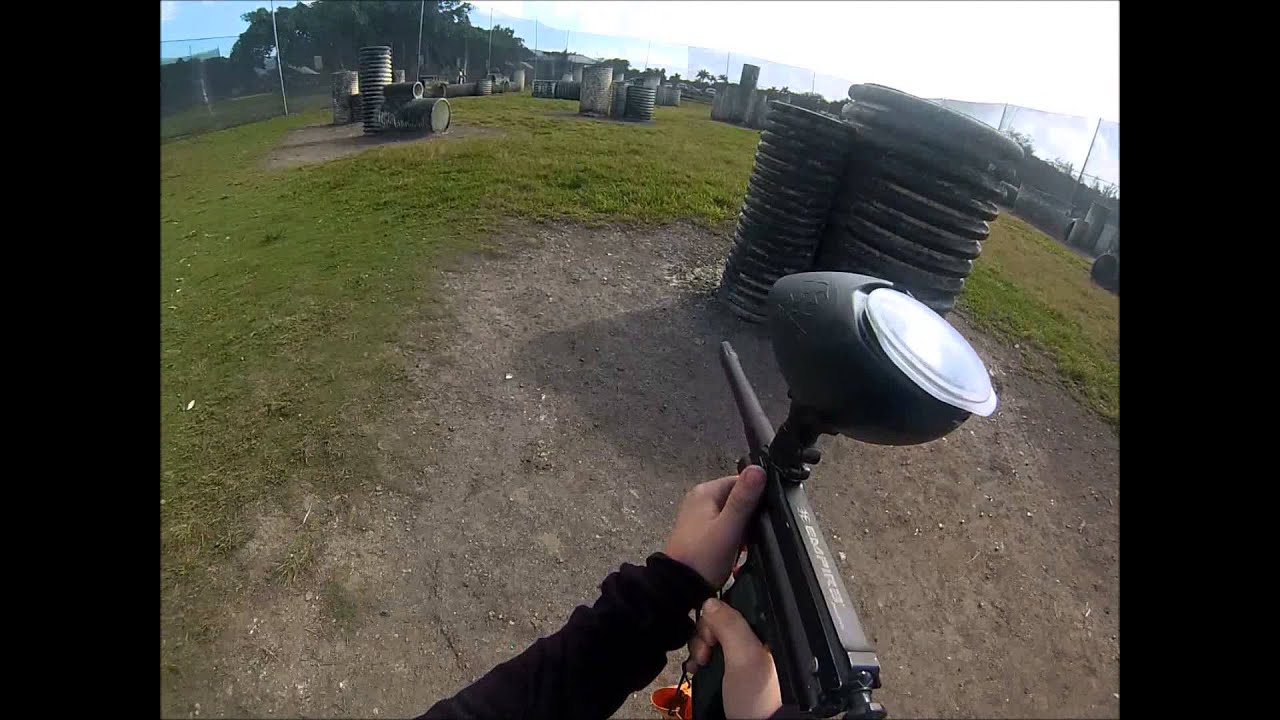 Family Paintball Center Homestead, Florida. 3v4 Merc. - YouTube