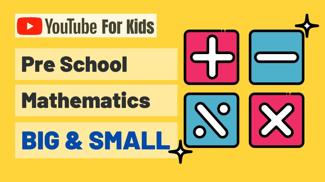 BIG AND SMALL CONCEPT FOR (L.K.G.) MATHEMATICS - YouTube