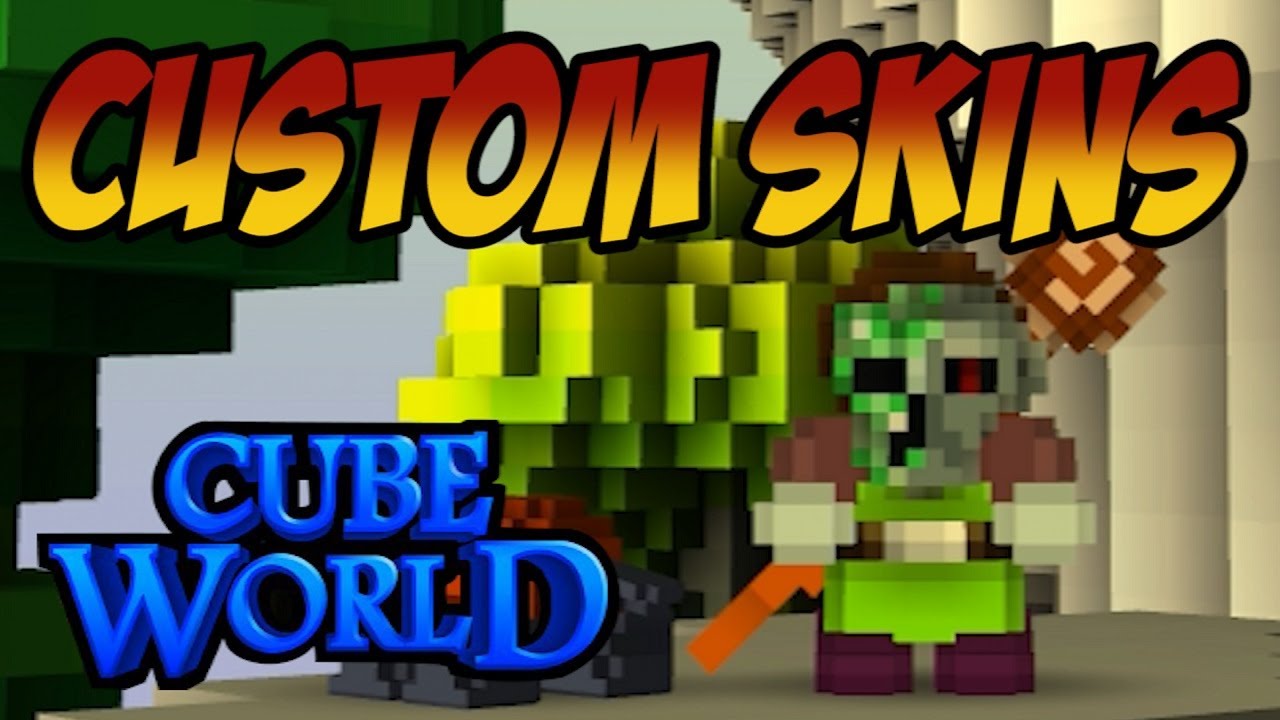 Cube World: Custom Skins - How To Install Guide - YouTube