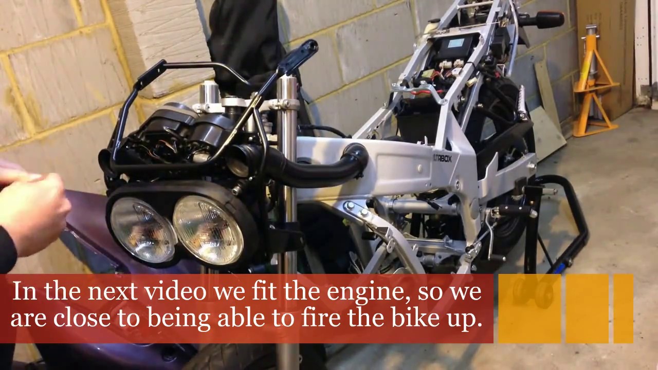 FZR 600 build part 5 - Front end, headlights and clocks, - YouTube