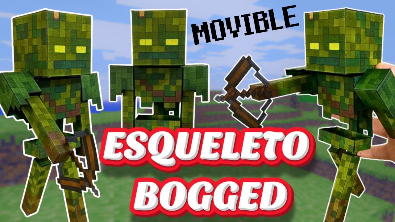 Como hacer un Esqueleto de Minecraft de papel con Movimiento ...