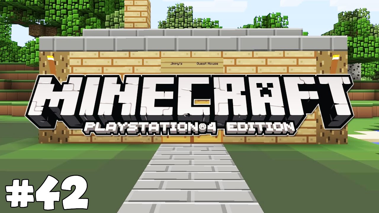 Minecraft PS4 - MY GUEST HOUSE!? - Survival [42] - YouTube