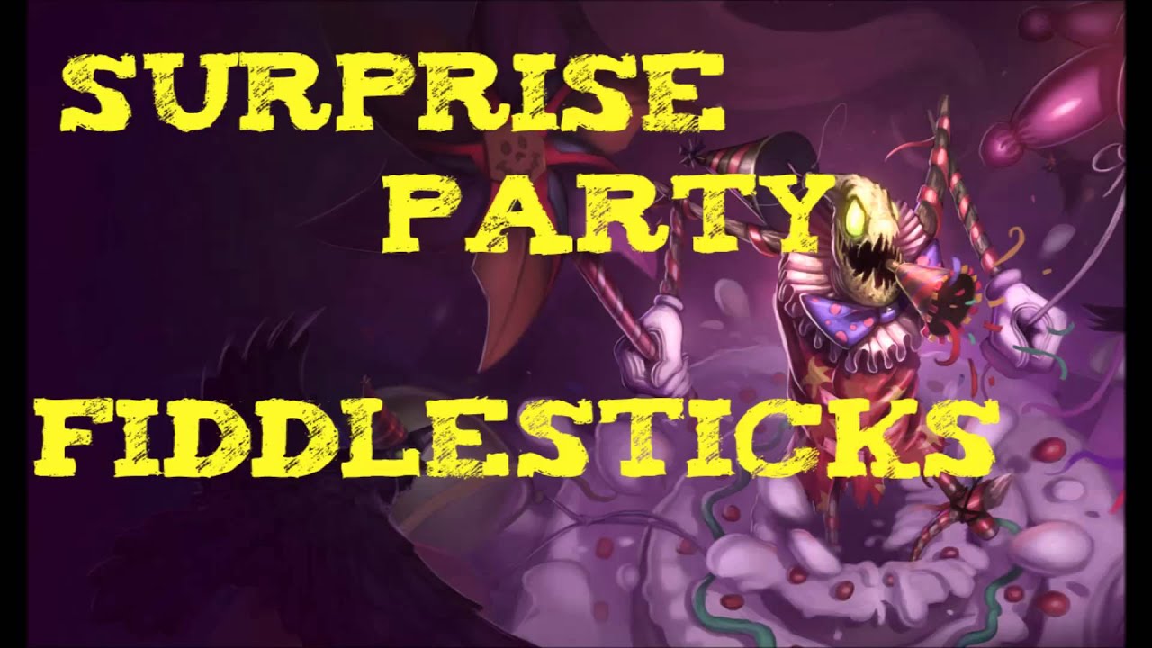 League of Legends - Surprise Party Fiddlesticks Skin - YouTube