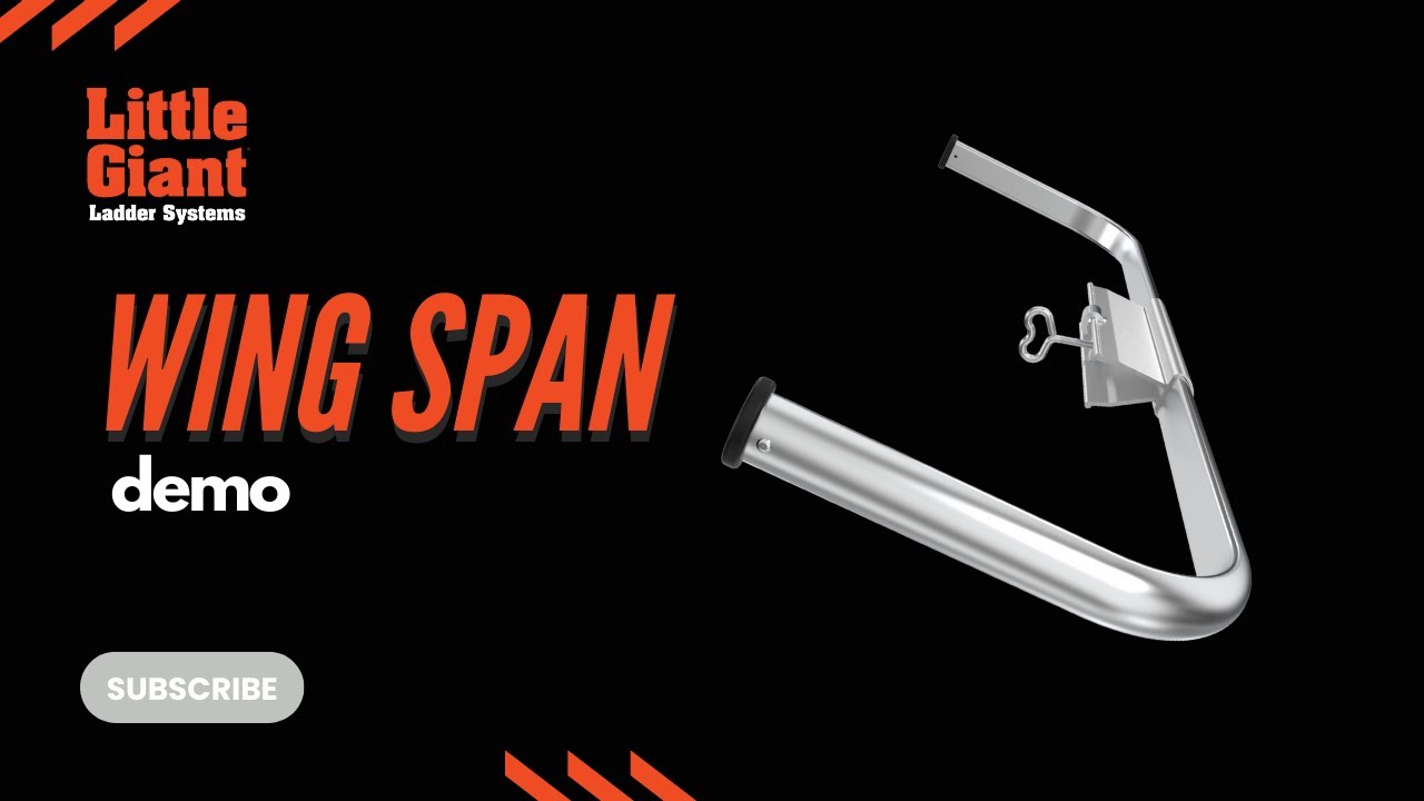 Wing Span Demo Little Giant Ladder Systems - YouTube
