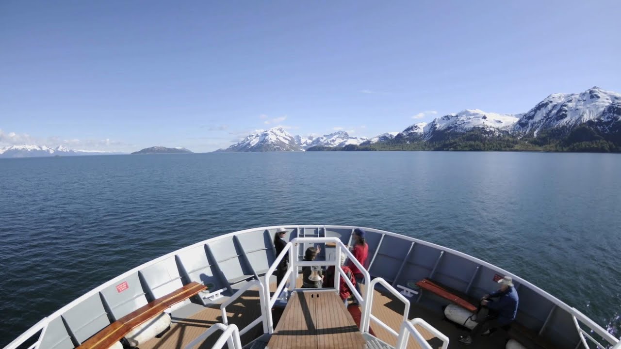 Ship Ambience Ocean View in Alaska🚢丨🚢Ship Sound White Noise for Sleep ...