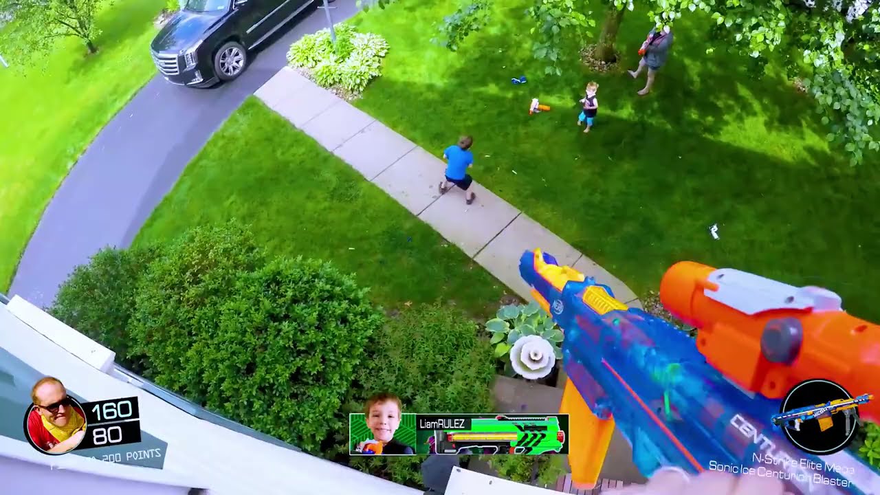 NERF GUN GAME | Nerf First Person Shooter! Rewind - YouTube