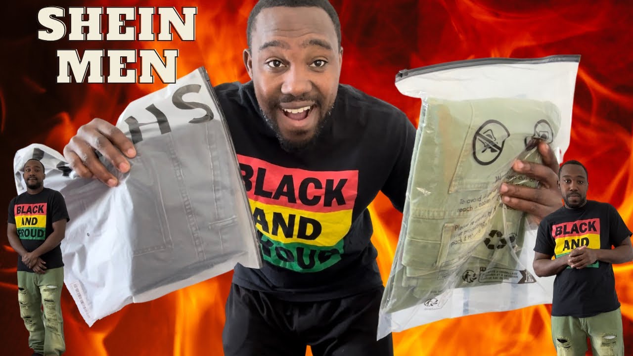 Affordable Shein Men Try On Haul | Fashionable Jeans - YouTube