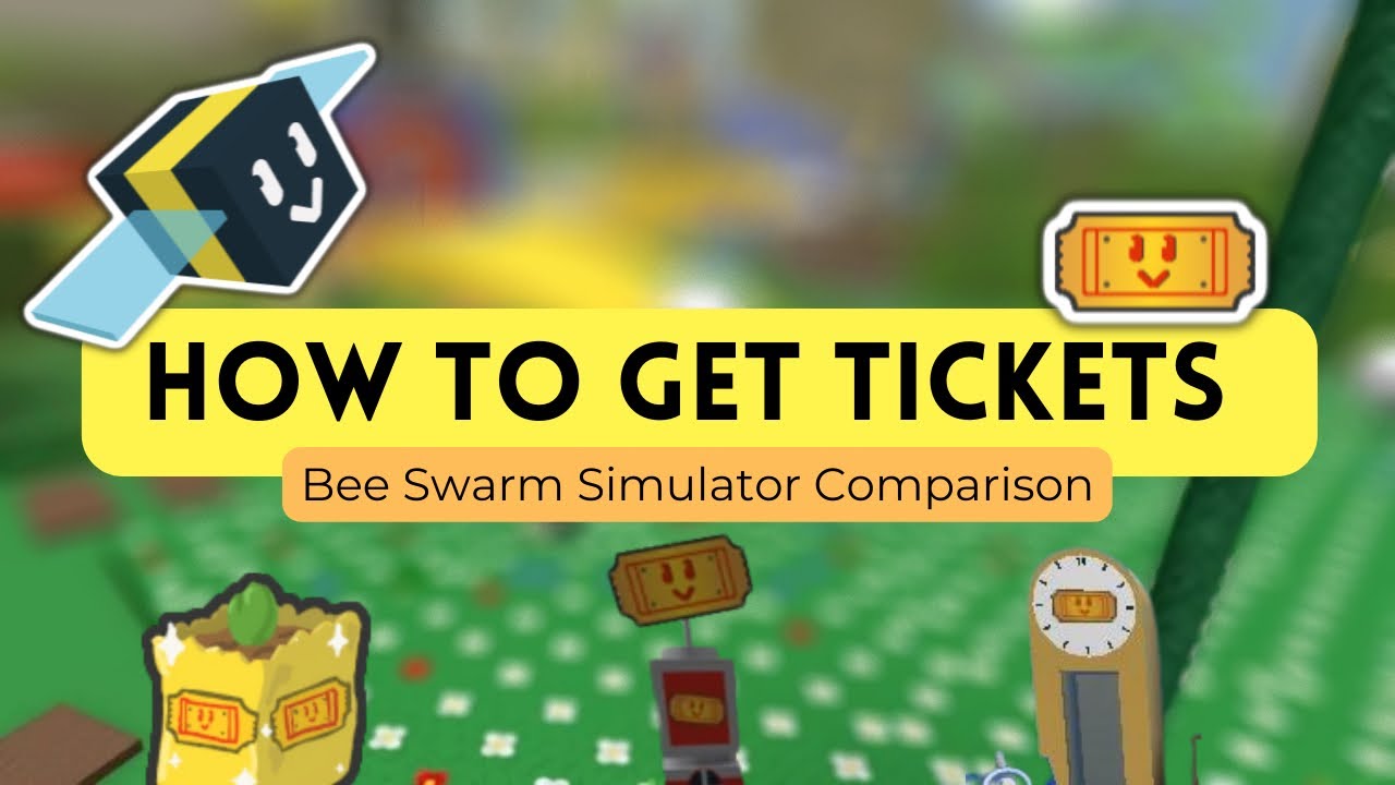 🐝 How to get TICKETS in BEE SWARM SIMULATOR 🐝 Bee Swarm Simulator ...